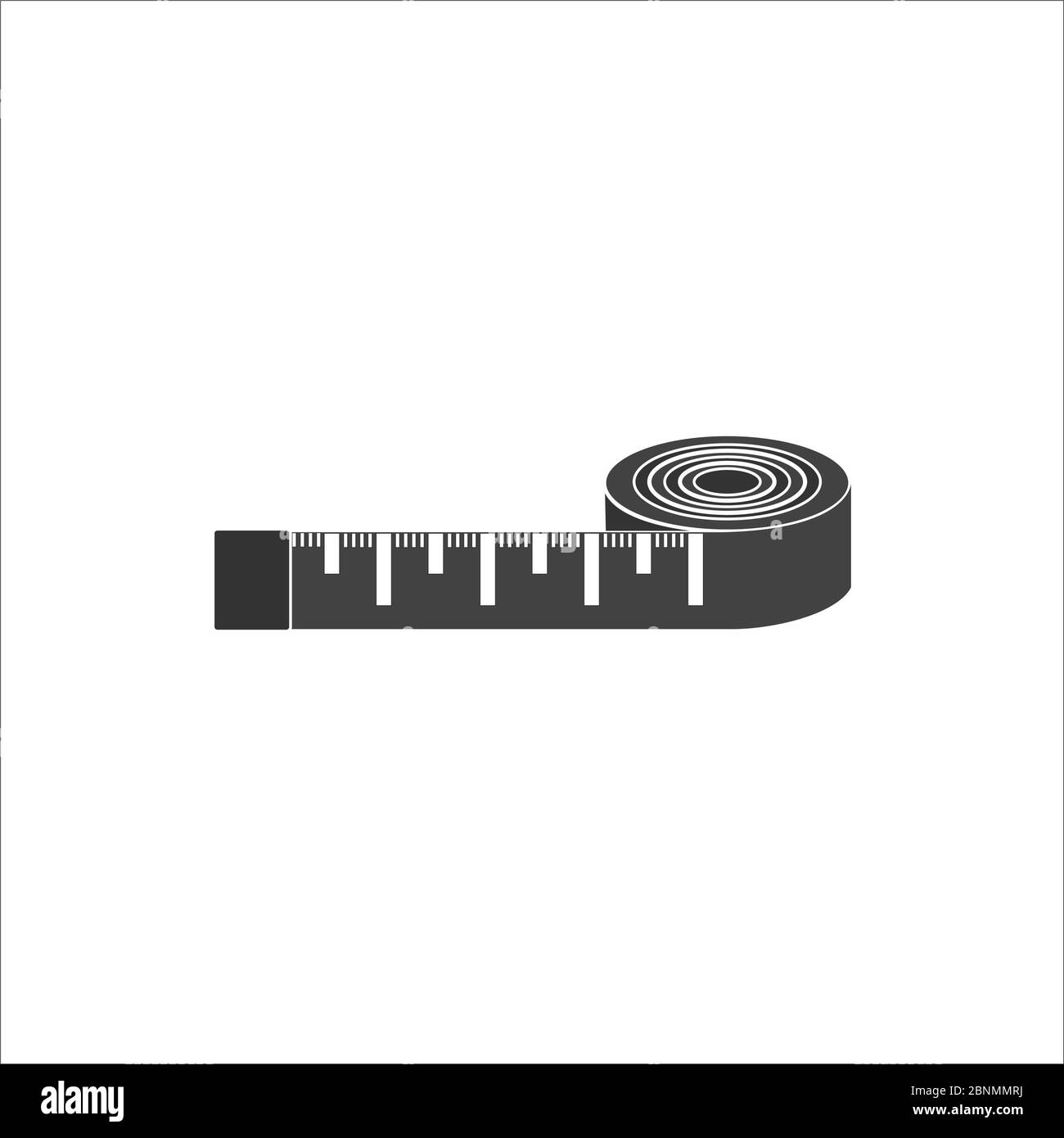 Tape measurement icon template black color editable. Tape measurement ...