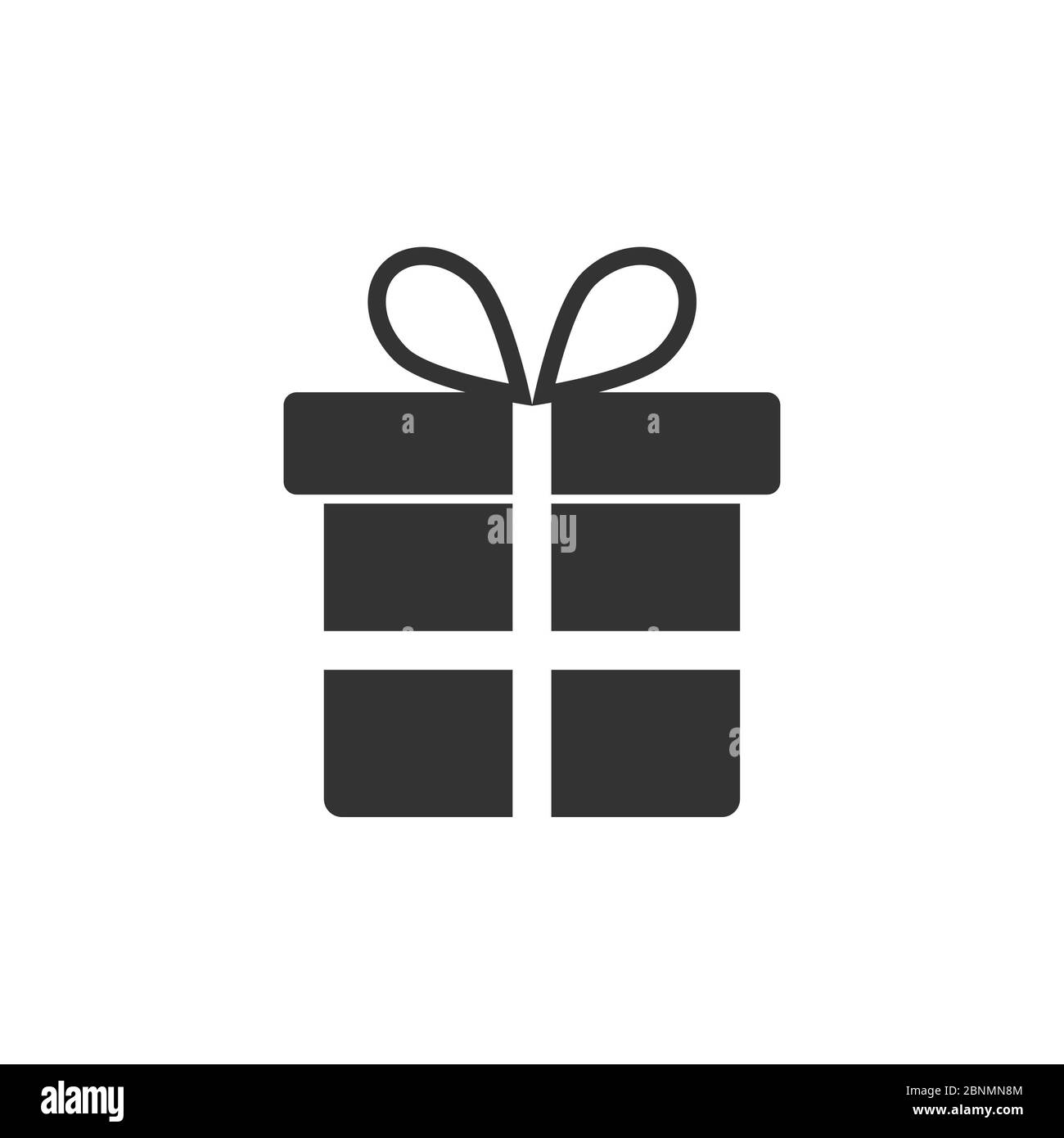 Gift card icon vector. Gift symbol illustration. Trendy flat design ...