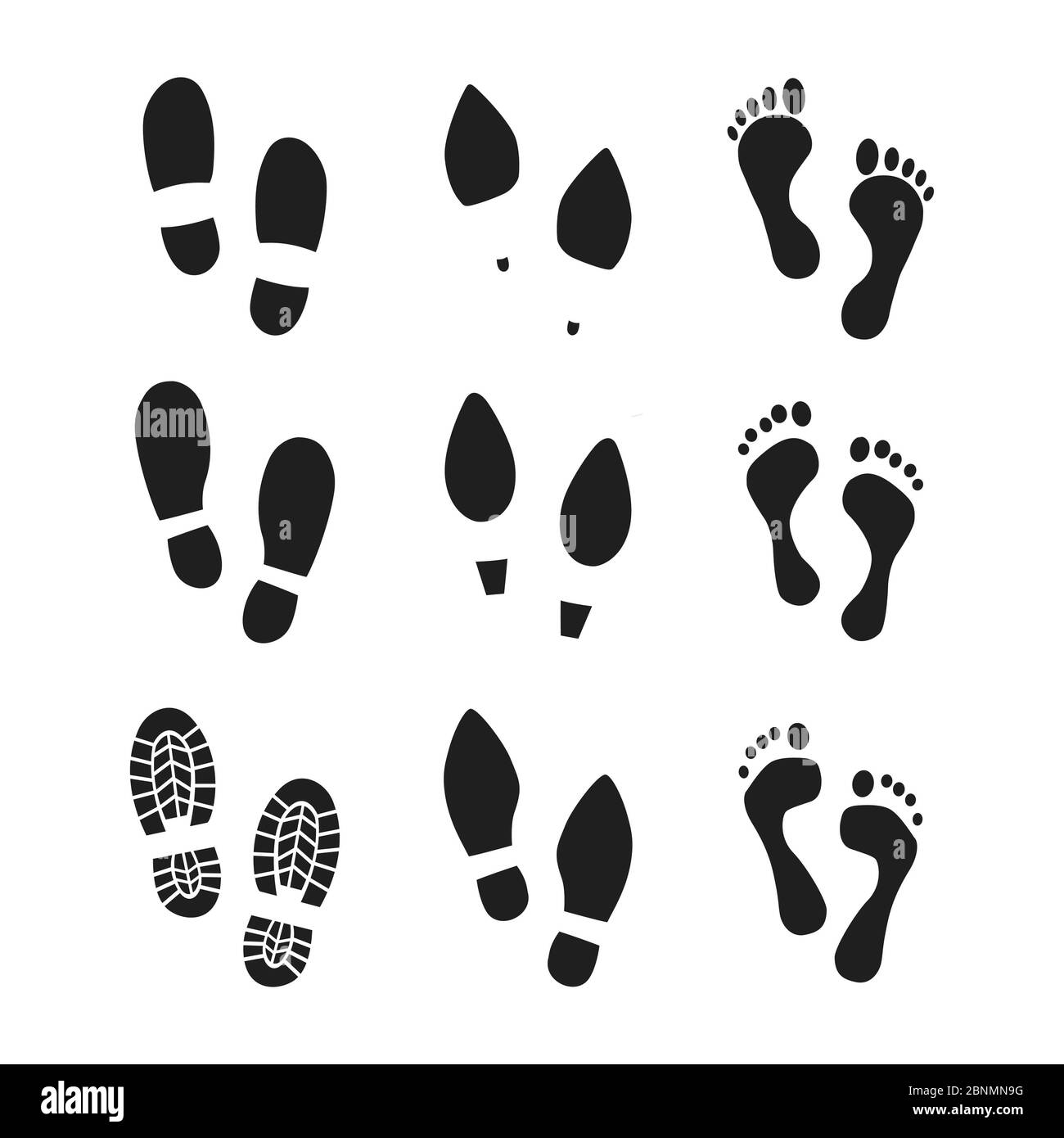 Footsteps icon template color editable. Shoes Footsteps symbol vector ...