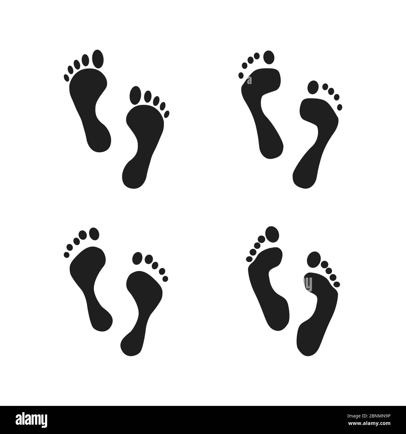 Footsteps icon template color editable. Footsteps symbol vector sign ...