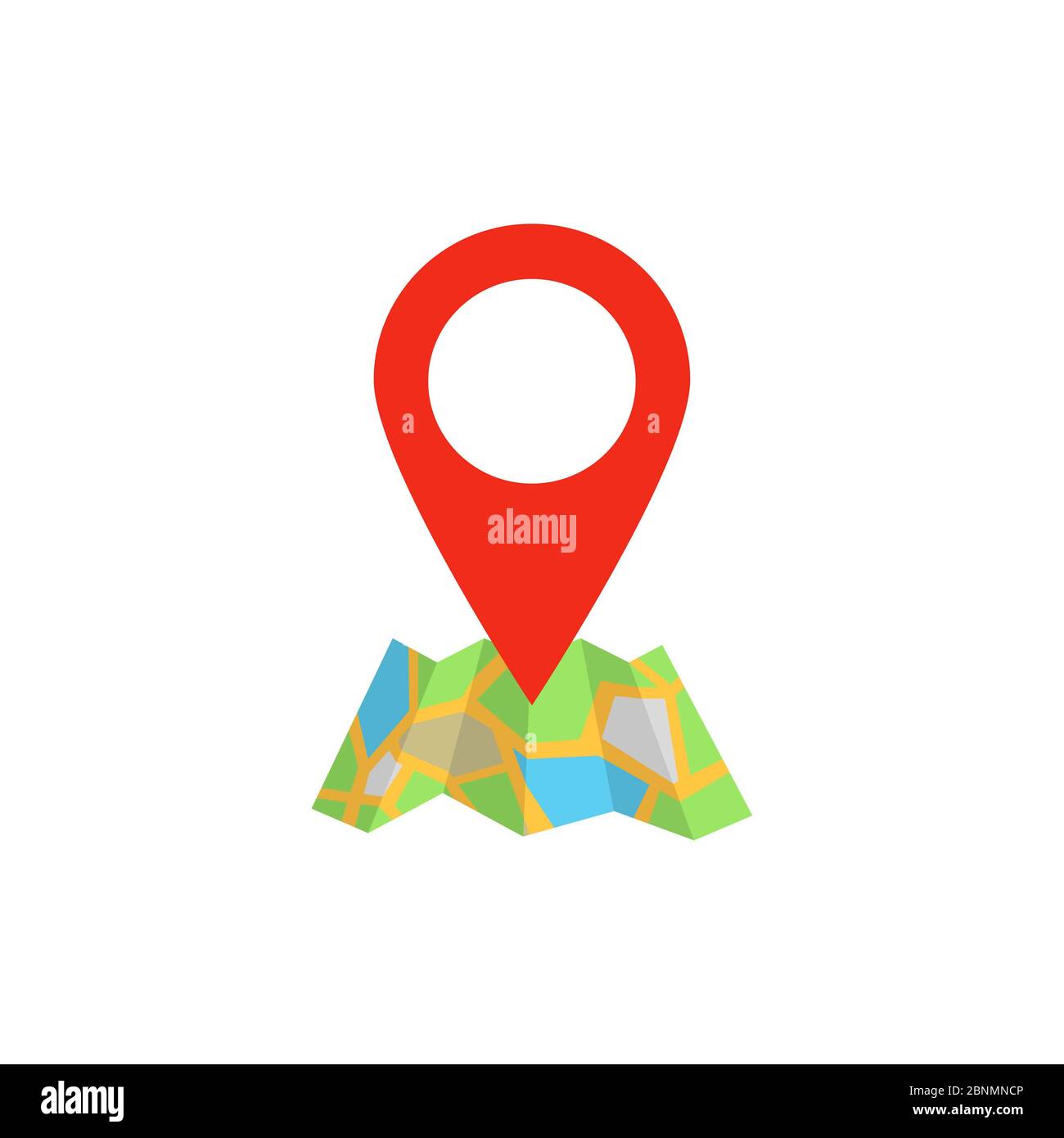 Gps map icon vector hi-res stock photography and images - Alamy
