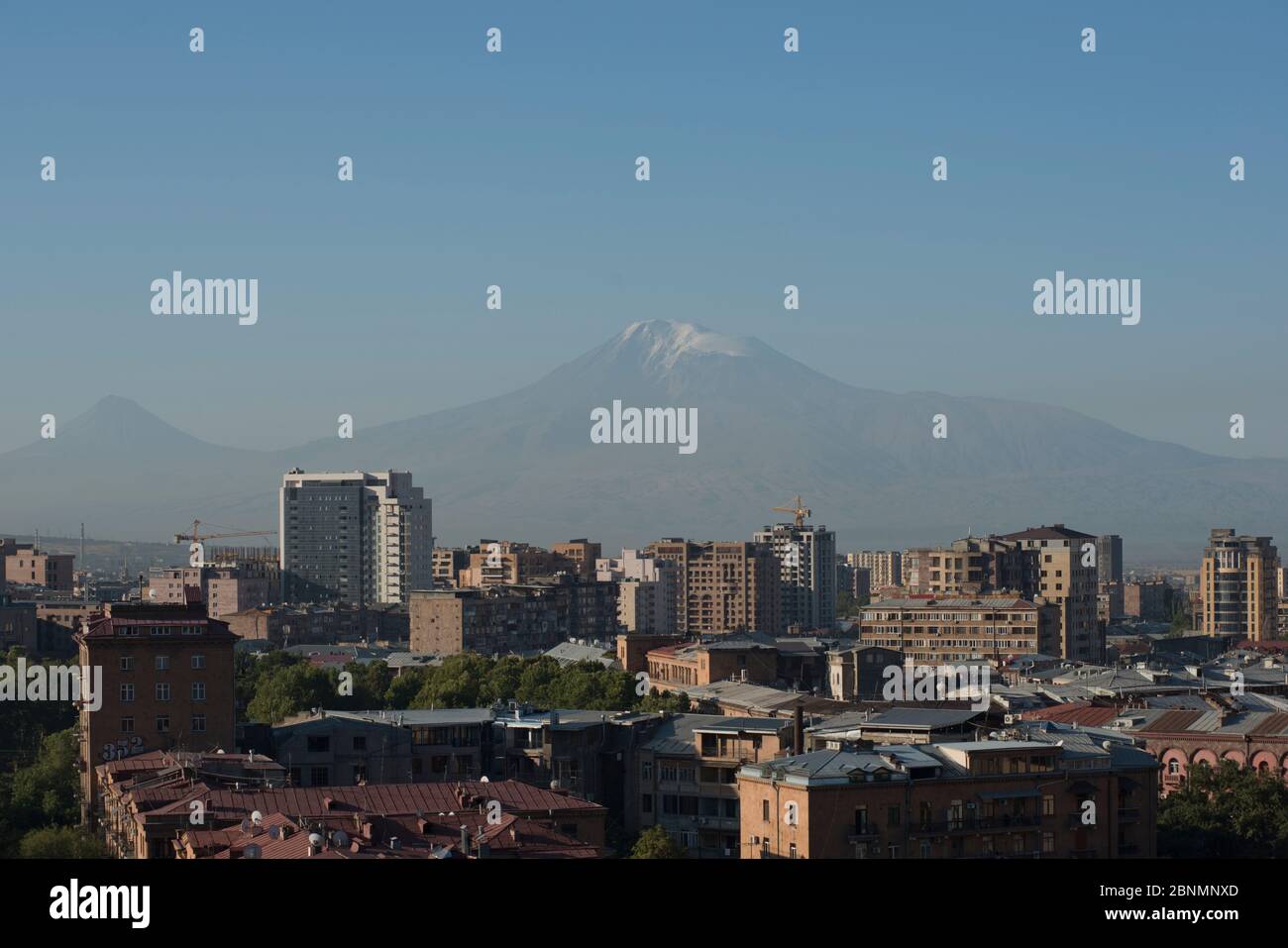 Mount Ararat, view from Yerevan Cascade. Armenia Stock Photo - Alamy