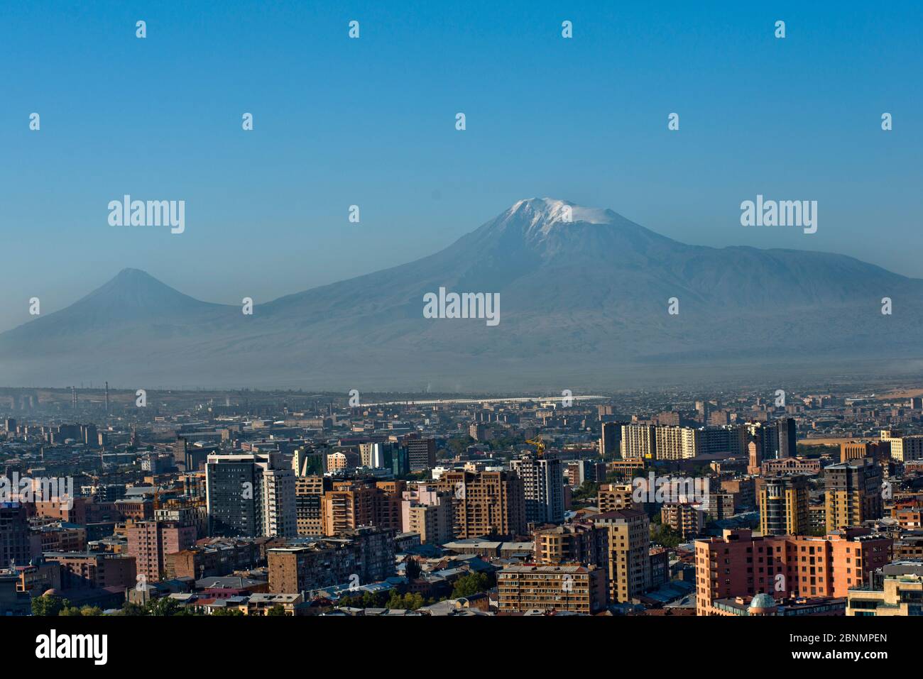 Mount Ararat, view from Yerevan Cascade. Armenia Stock Photo - Alamy