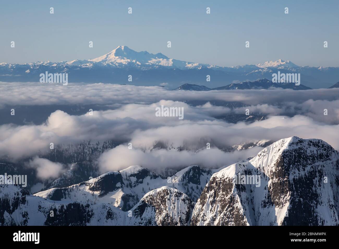 Aerial View of Remote Canadian Mountain Landscape Stock Photo - Alamy