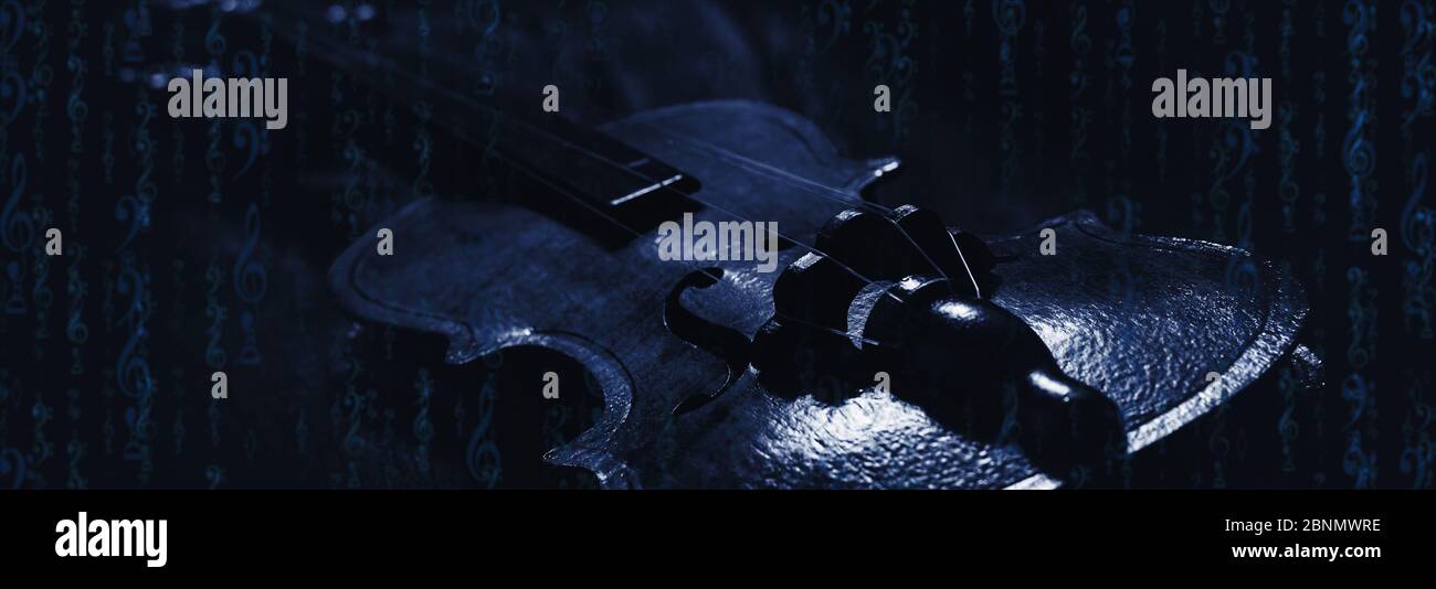 Music worlds, matrix, violin, clef, sheet music, violin Stock Photo - Alamy
