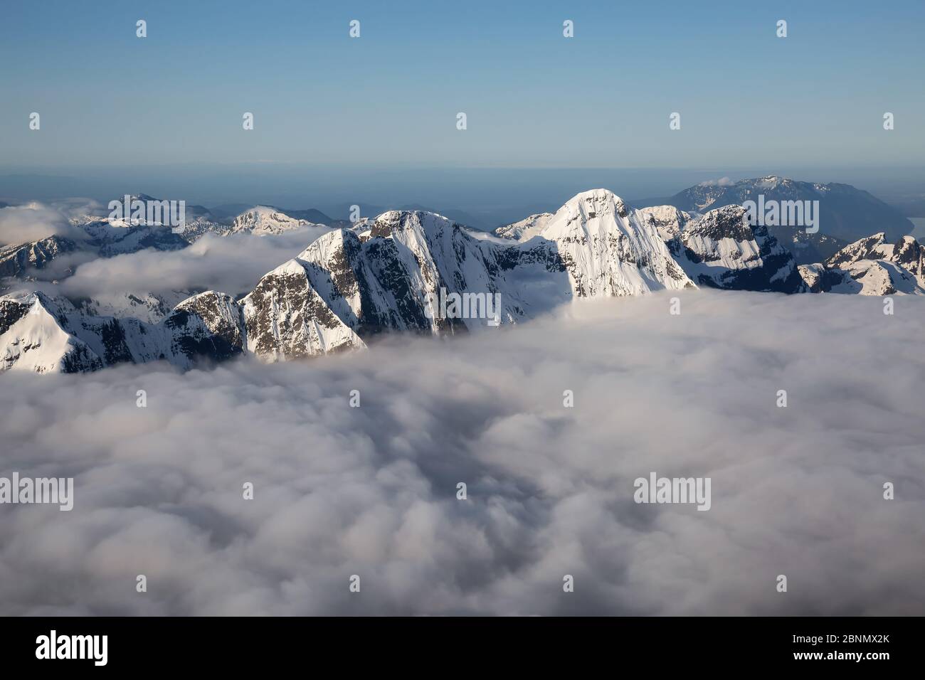 Aerial View of Remote Canadian Mountain Landscape Stock Photo - Alamy