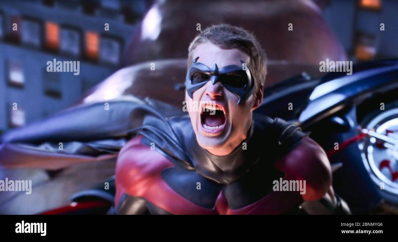 USA. Chris O'Donnell in a scene from the ©Warner Bros film : Batman ...