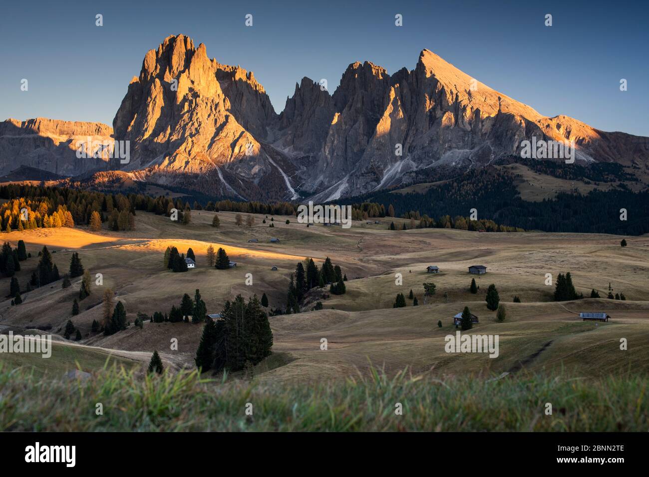 Italy, Dolomites, Seiser Alm in autumn Stock Photo - Alamy