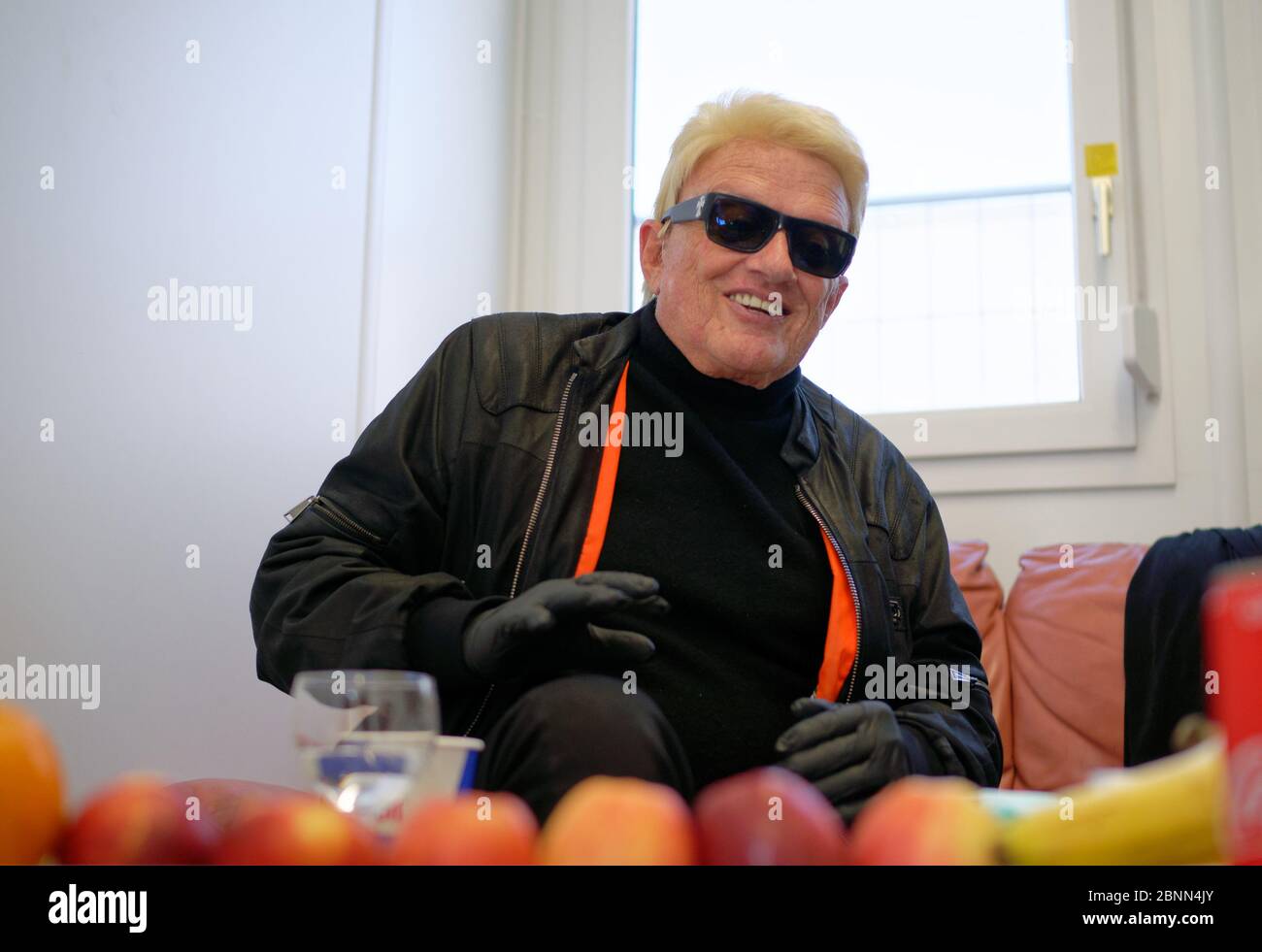 Bonn, Germany. 15th May, 2020. The singer Heino gestures during an ...
