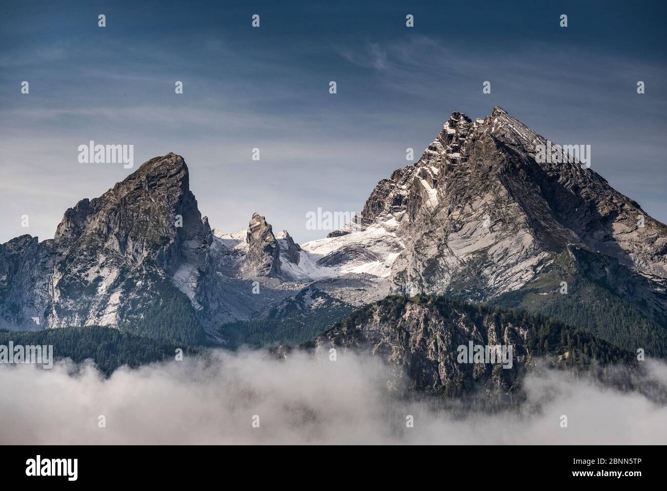 The Watzmann in Berchtesgaden Stock Photo - Alamy