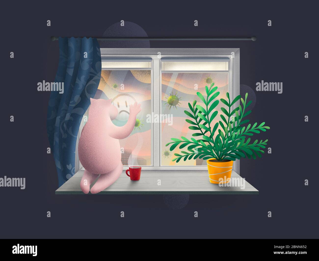 stay at home. self-isolation. self-care. quarntine Stock Photo - Alamy