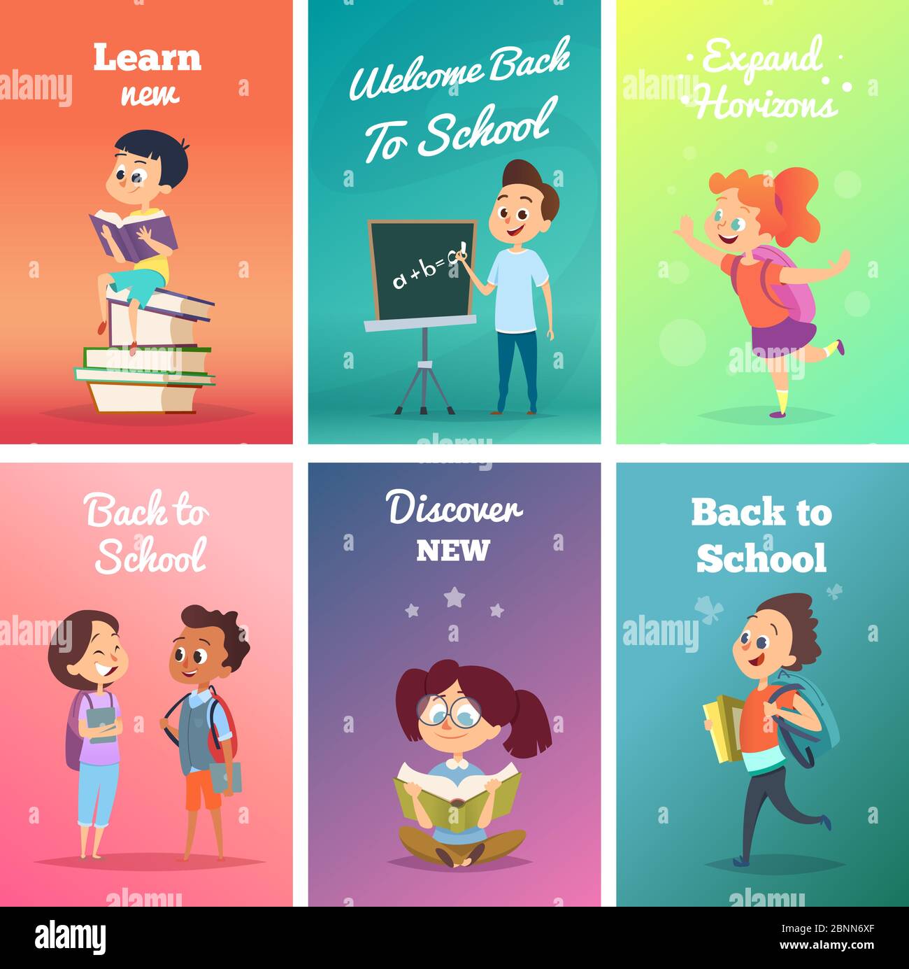 Welcome Back School Card High Resolution Stock Photography and Images ...