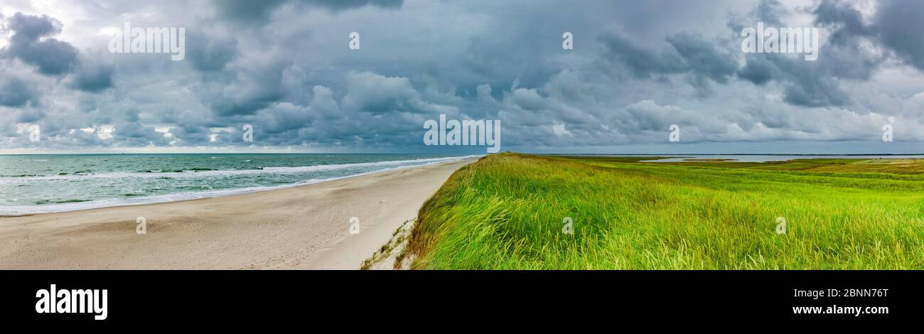 Sandy beach and dune landscape of Thorsminde, Denmark Stock Photo - Alamy