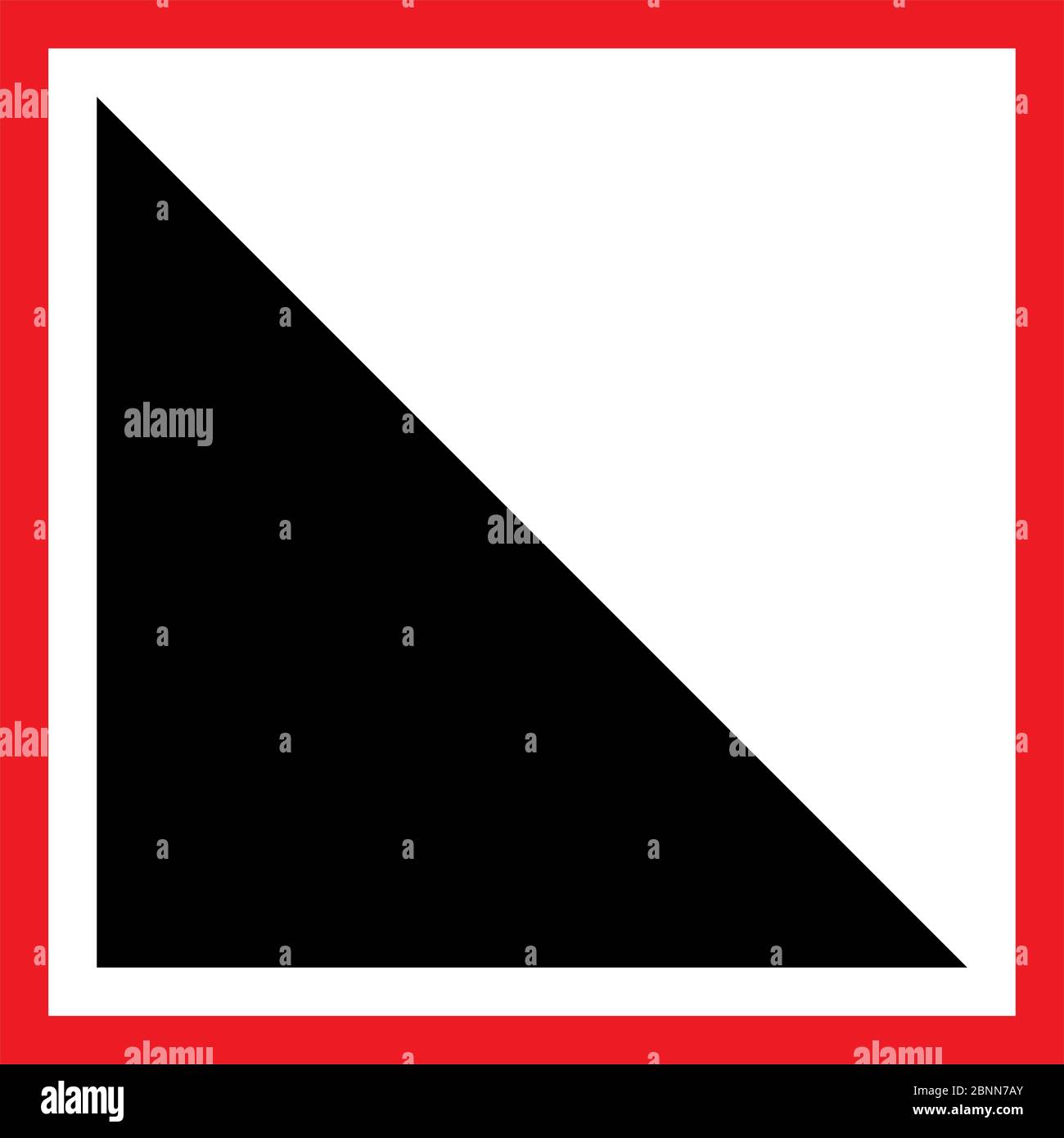 Warning sign Steep hill vector background. Traffic signs. Red ...