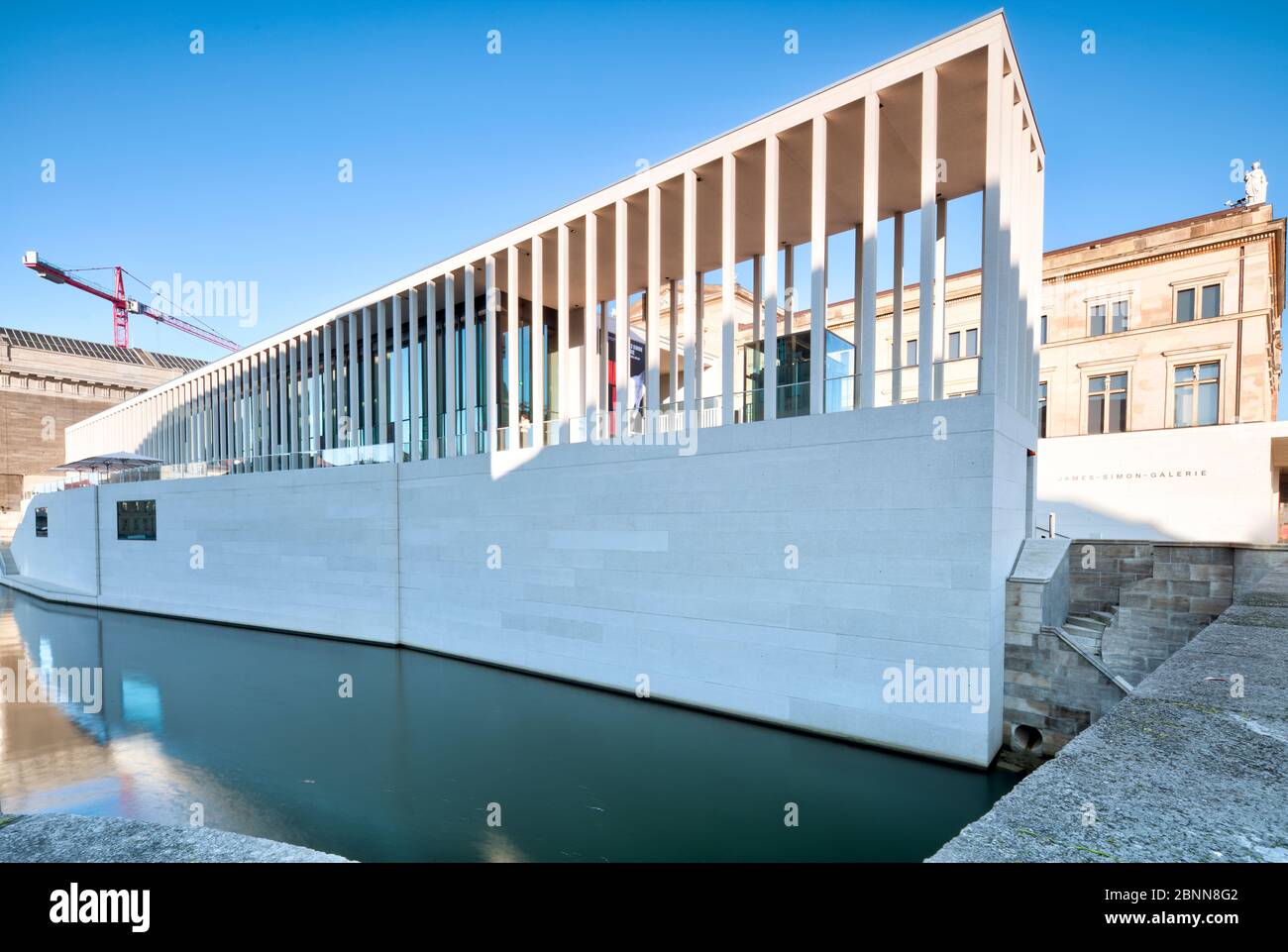 Spree, James-Simon-Galerie, Museum, Museum Island, Berlin-Mitte, Berlin ...