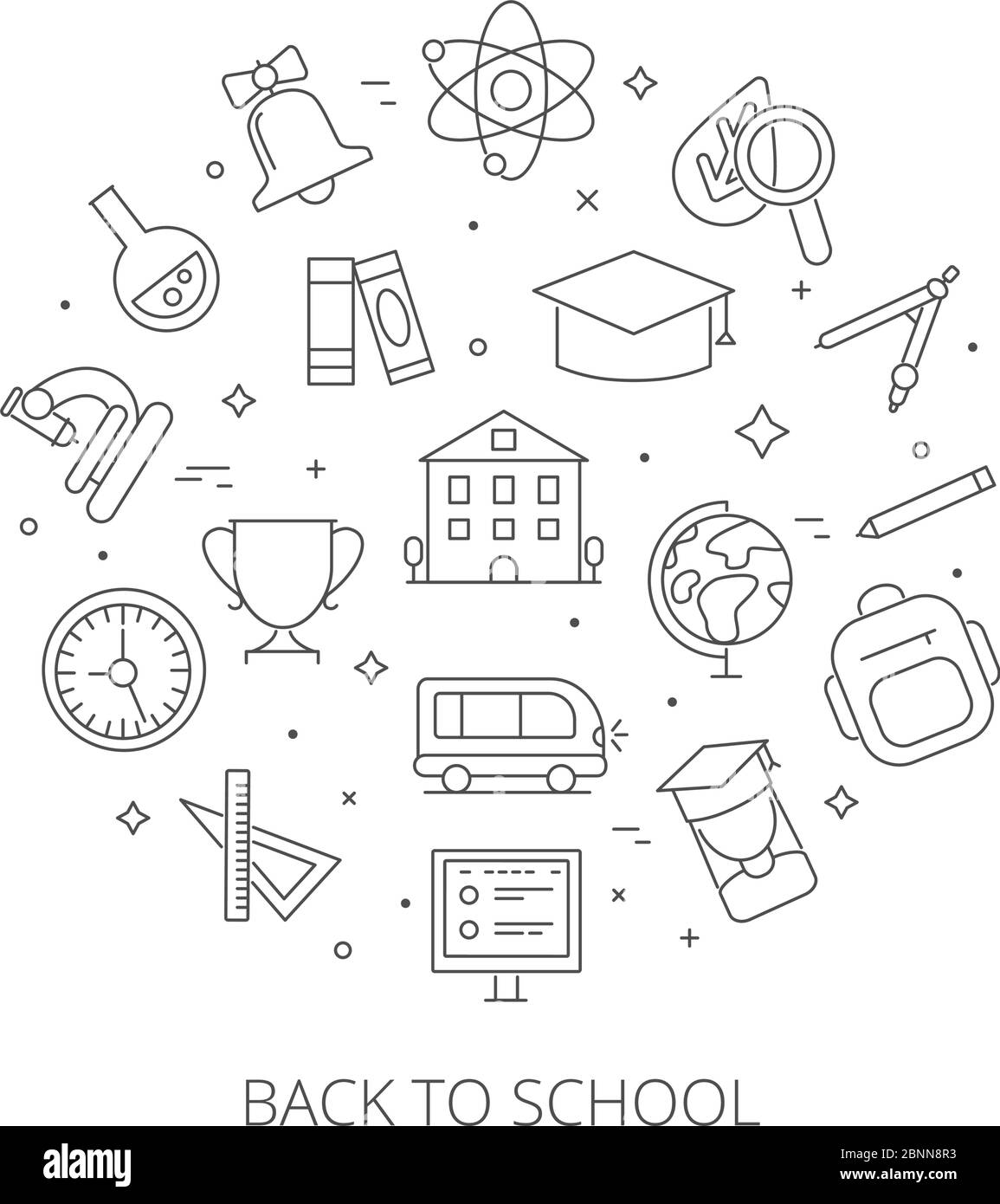 School symbols hi-res stock photography and images - Alamy