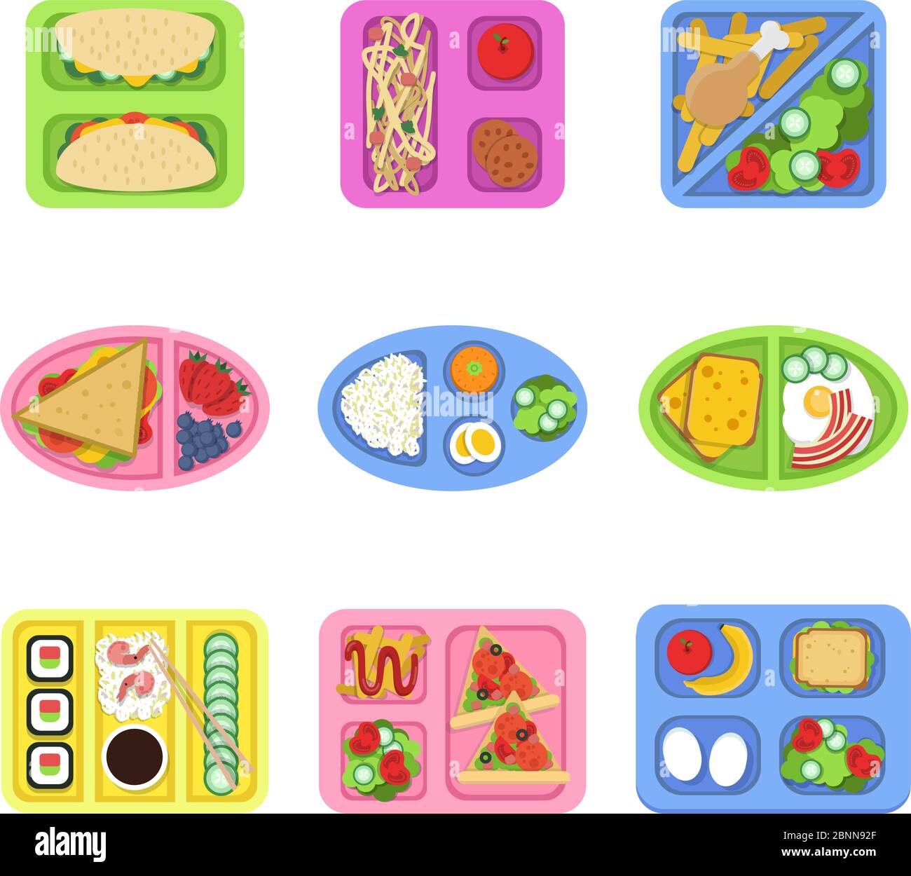 Healthy Lunchbox Clipart