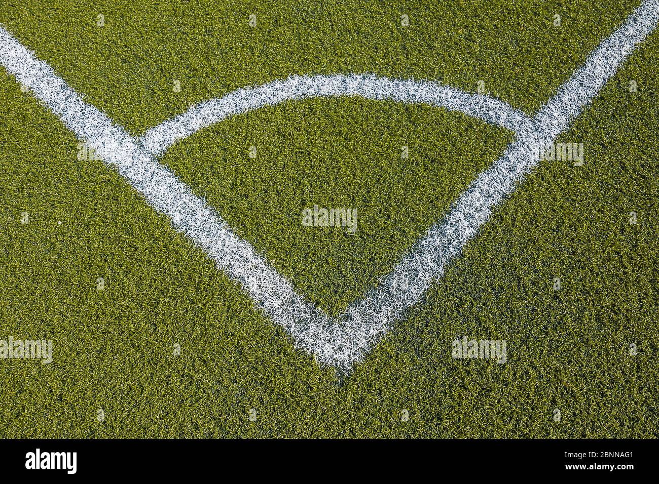 Football pitch white lines hi-res stock photography and images - Alamy