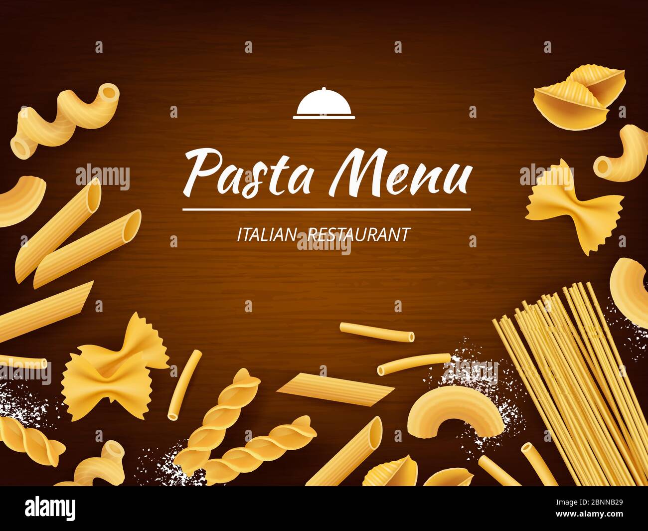 Italian food background Stock Vector Images - Alamy