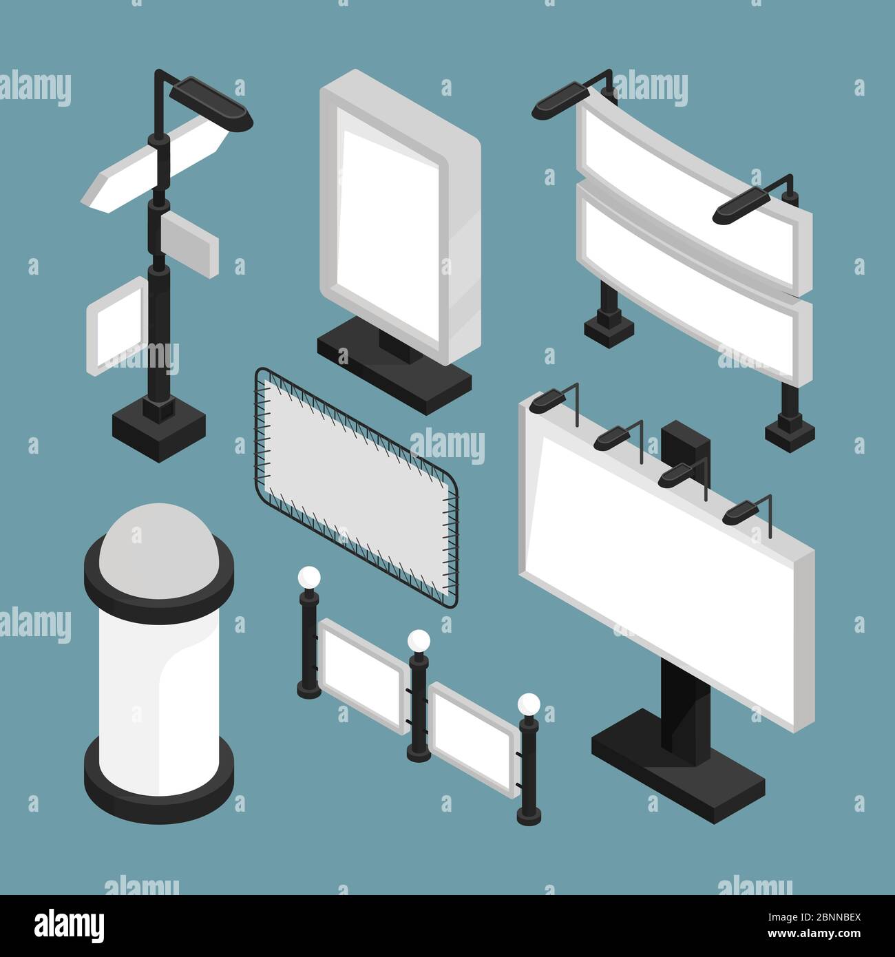 Publicity boards Stock Vector Images - Alamy