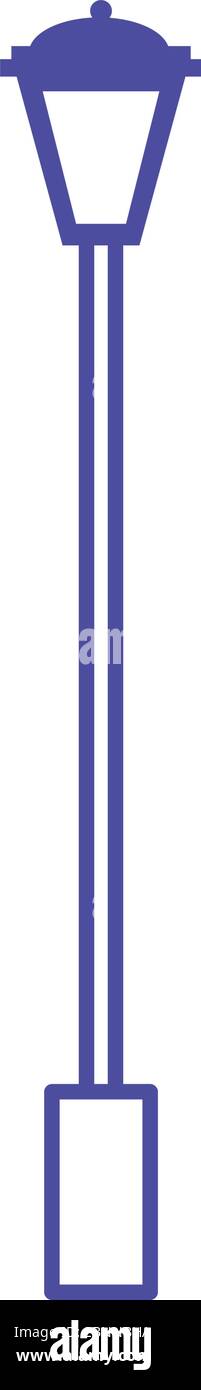 street lamp post light isolated icon design vector illustration Stock ...