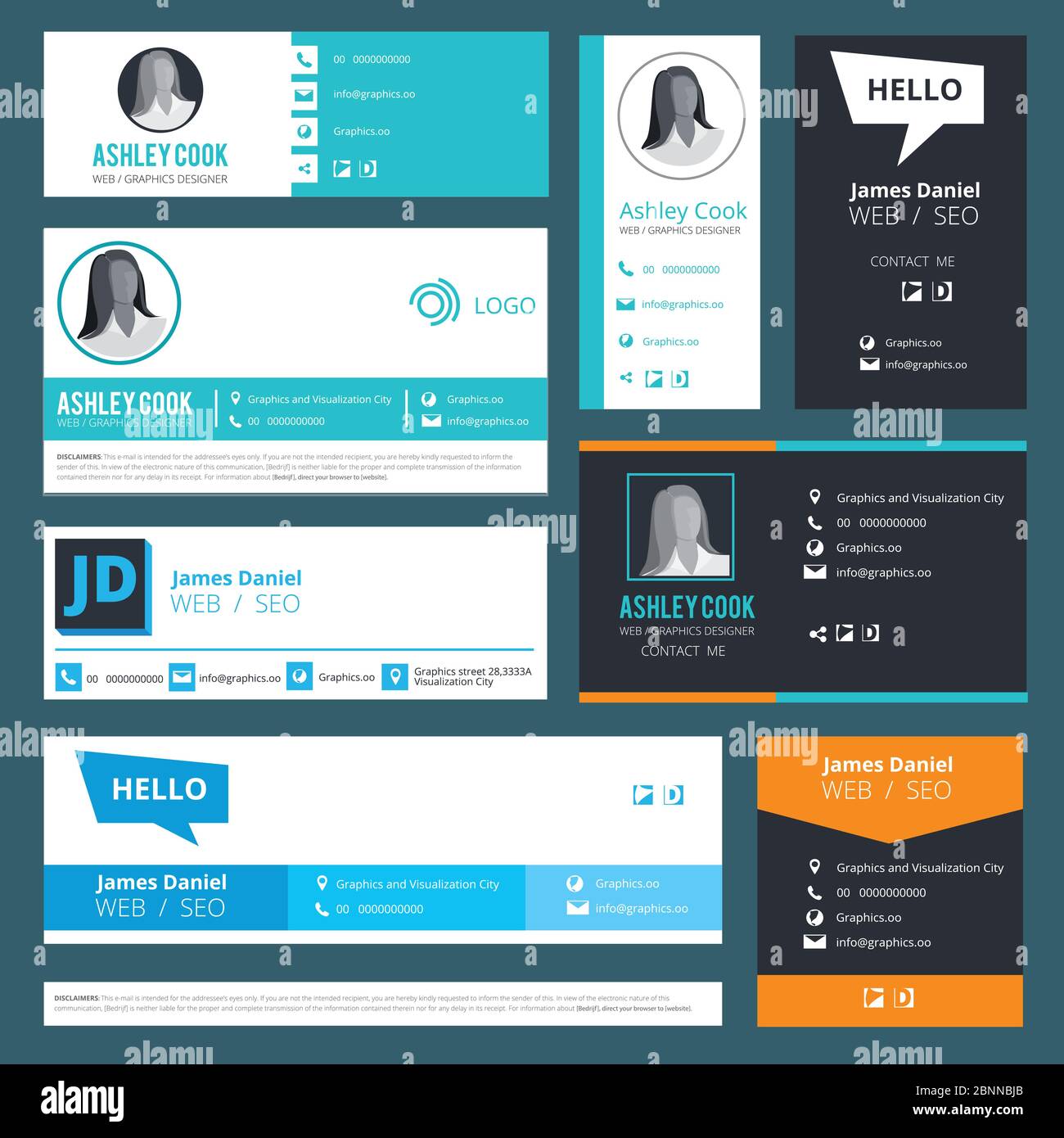 How to design email signature hi-res stock photography and images - Alamy