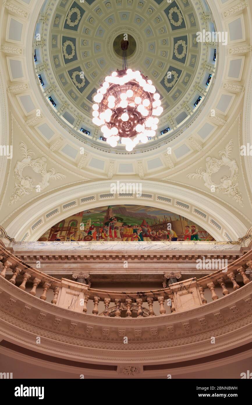 Rotunda in Belfast City Hall, Northern Ireland, United Kingdom Stock ...