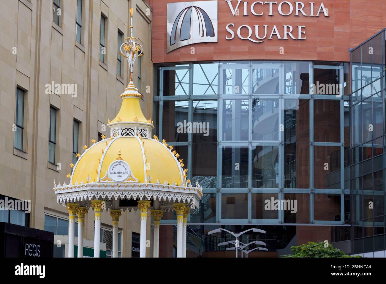 Jaffe Memorial Fountain in Victoria Square, Belfast, Northern Ireland ...