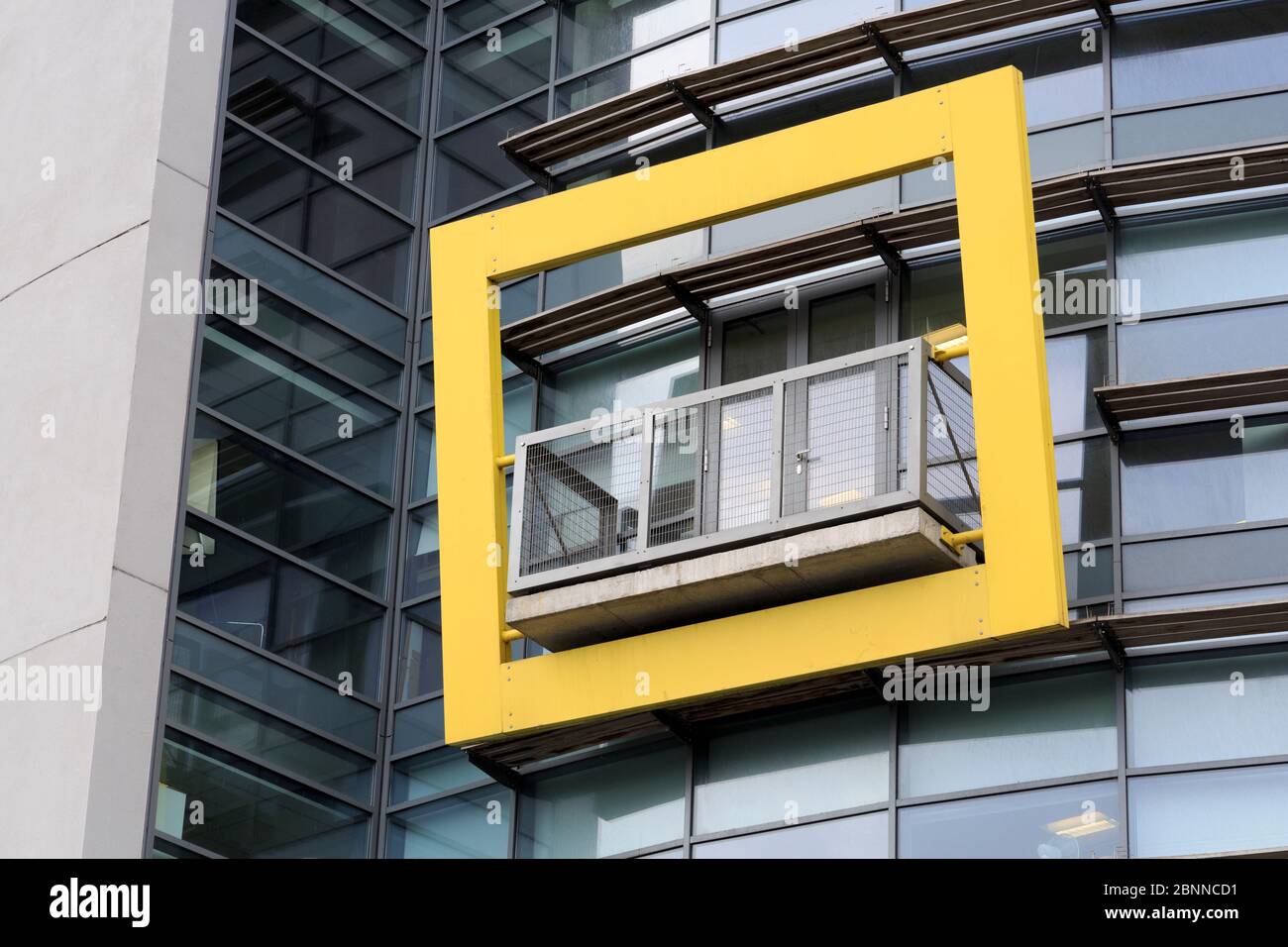 Modern architecture on Oxford Street, Belfast, Northern Ireland, United ...