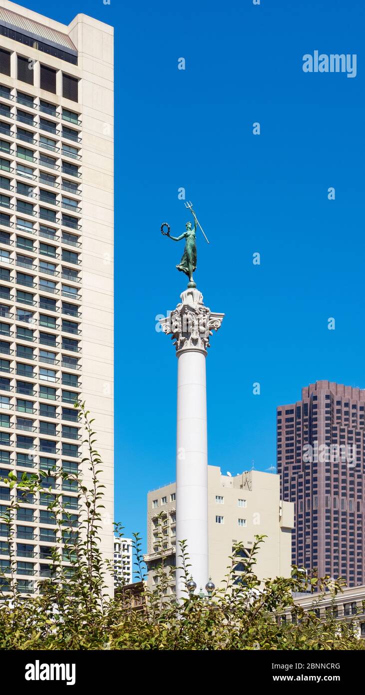 Victory statue san francisco hi-res stock photography and images - Alamy