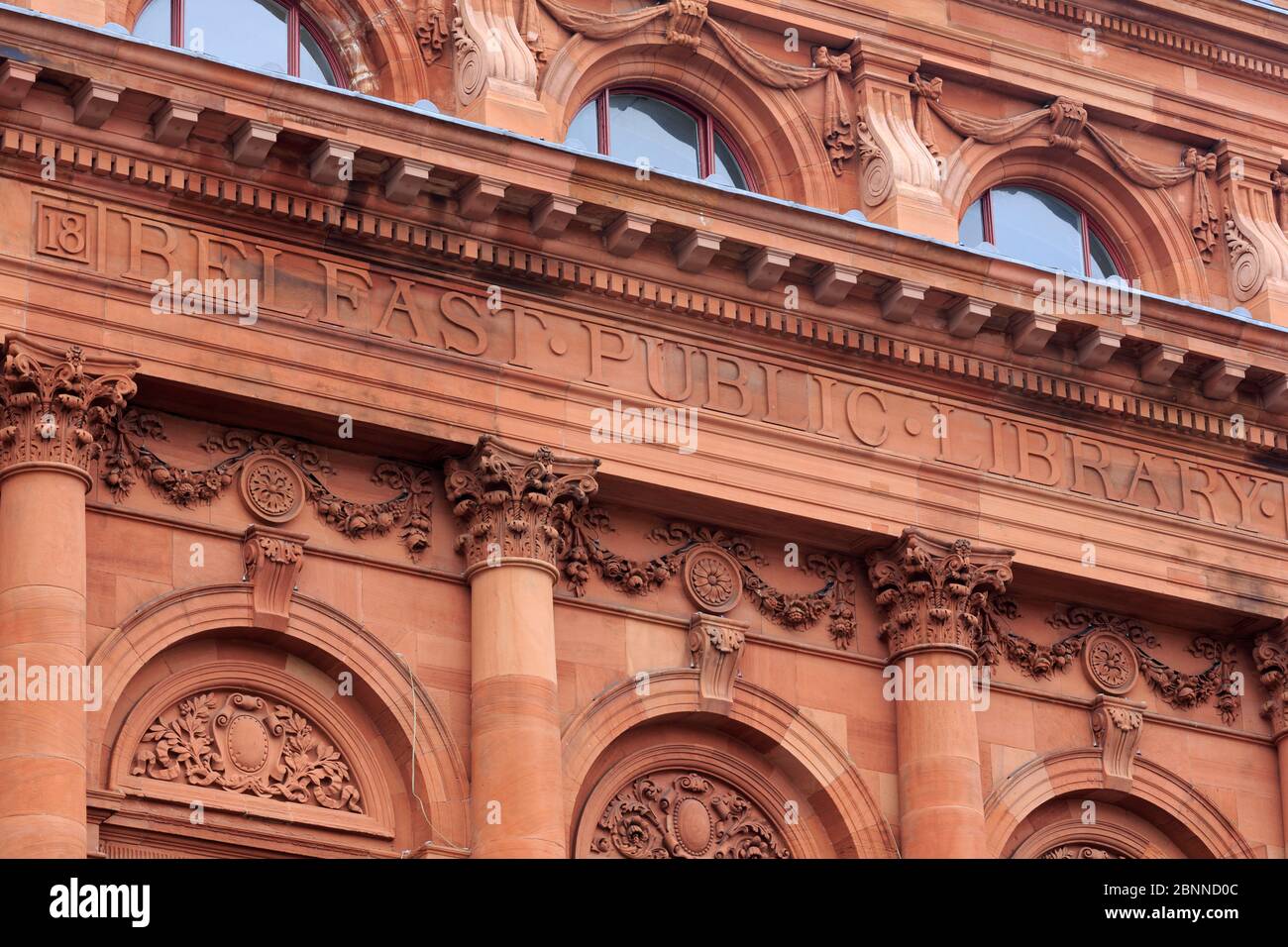 Central Library, Belfast, Northern Ireland, United Kingdom Stock Photo ...
