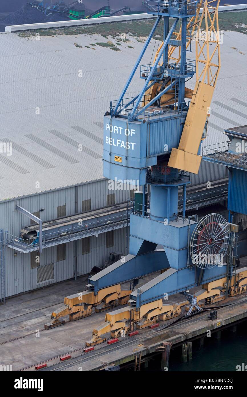 Port of Belfast, Northern Ireland, United Kingdom Stock Photo - Alamy