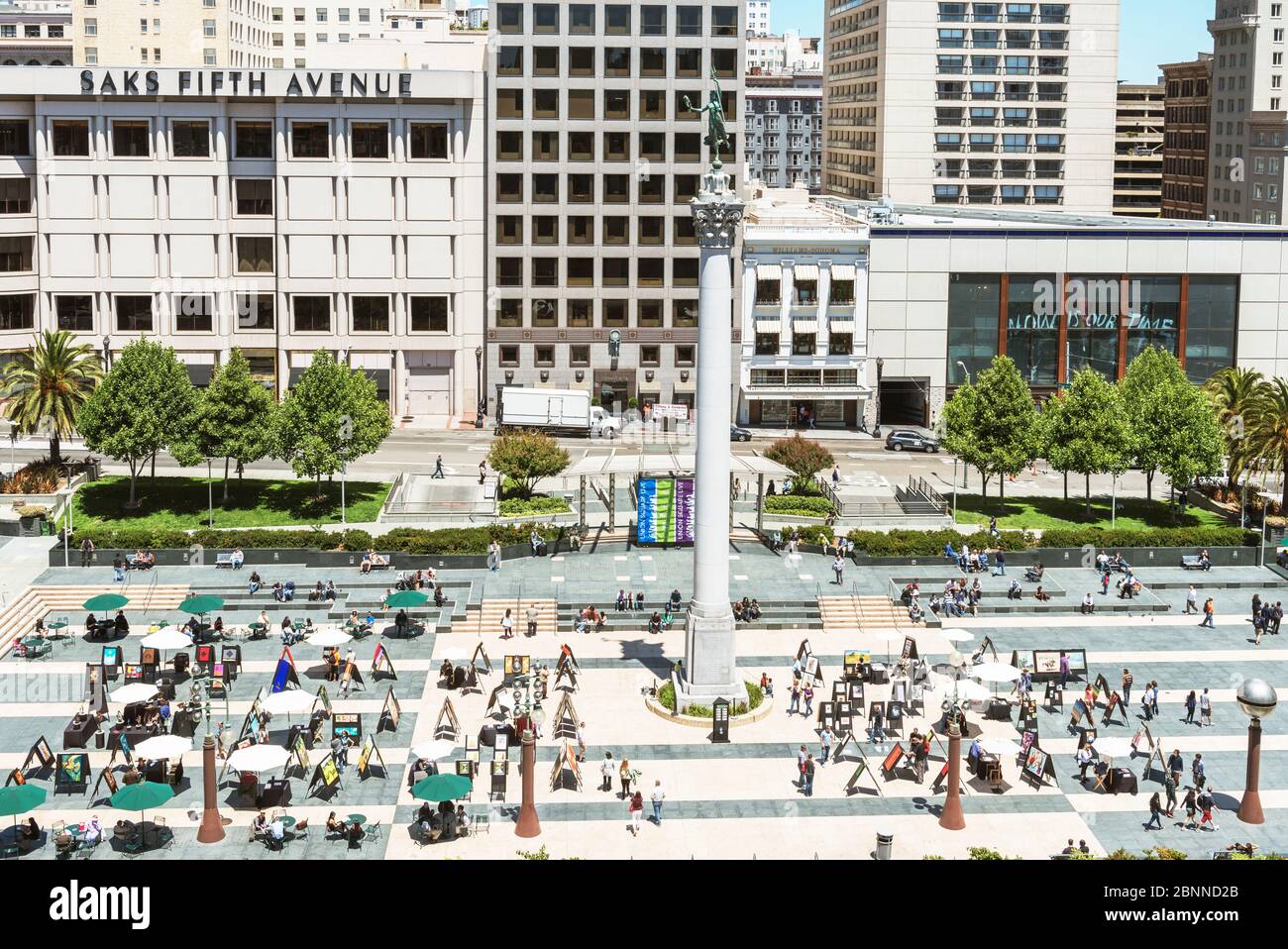 Summer union square park hi-res stock photography and images - Alamy