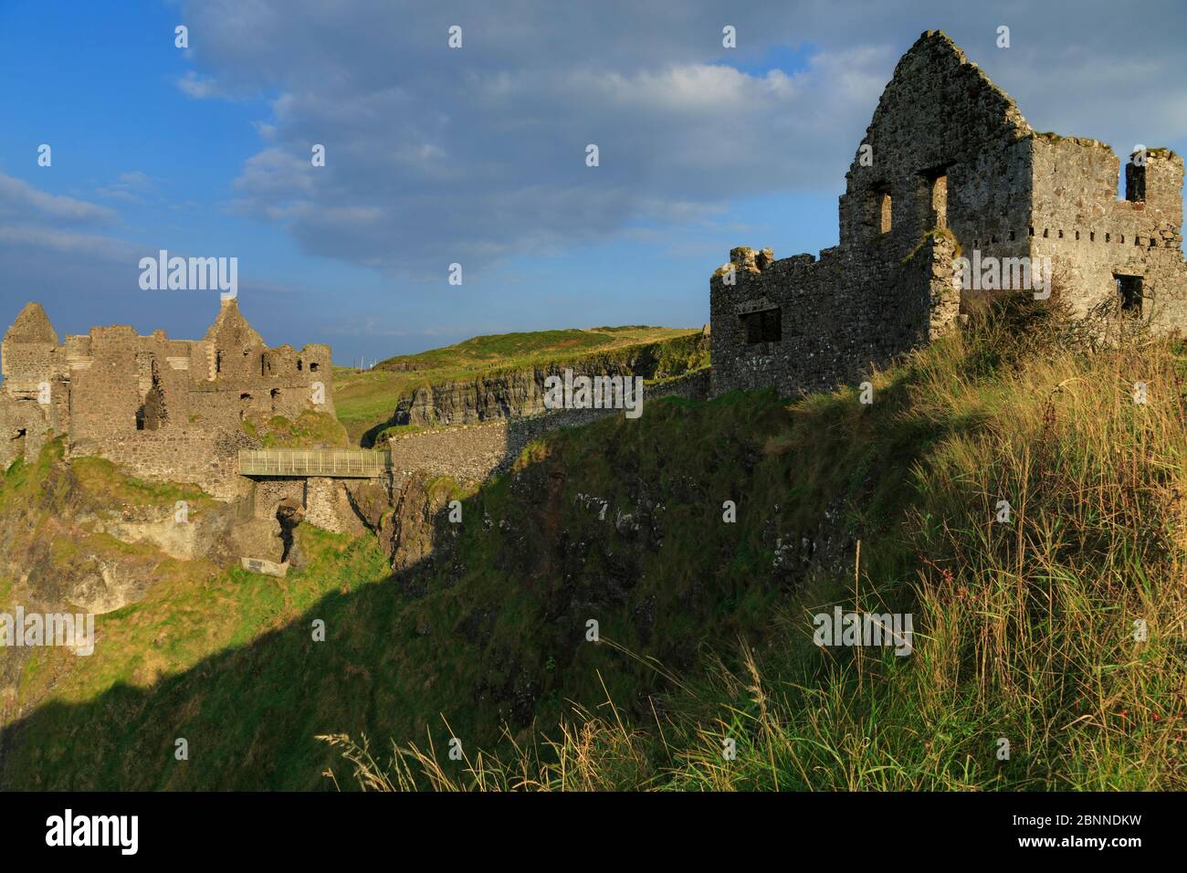 Dunluce Castle, Portrush, County Antrim, Ulster, Northern Ireland ...