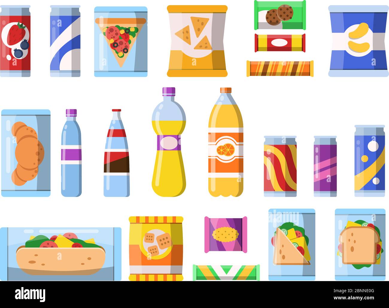 Plastic candy containers Stock Vector Images - Alamy
