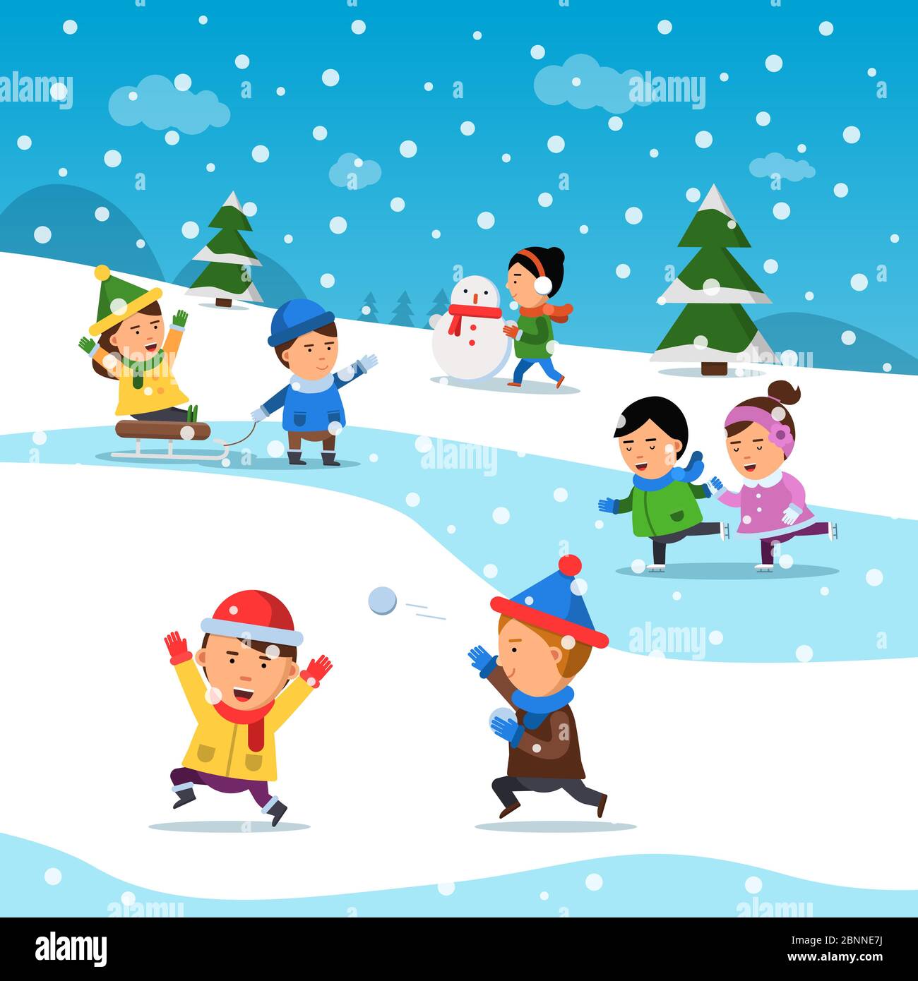 Snow Clipart Background