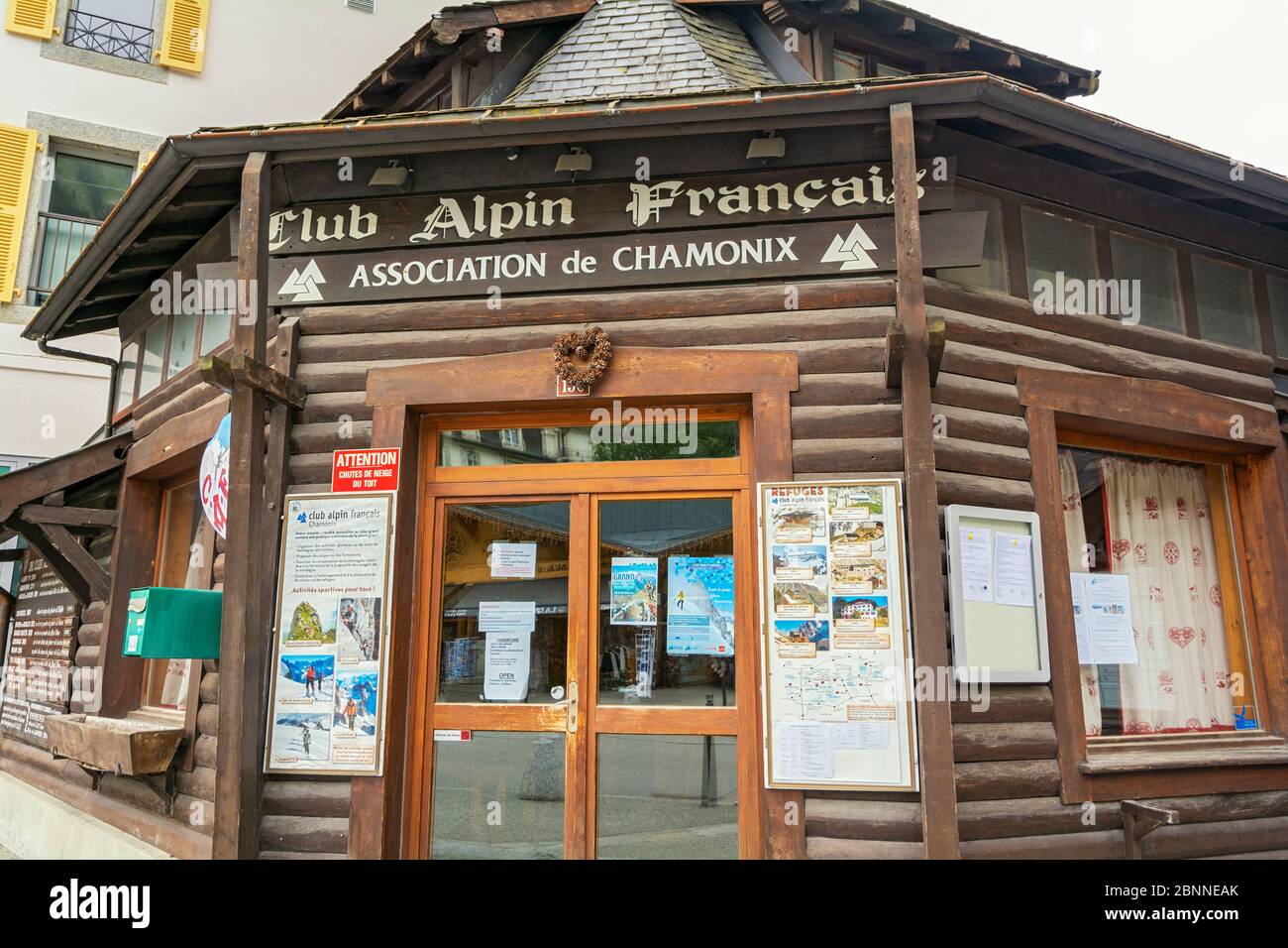 France, Chamonix, late May, Club Apin Francais (french alpine club ...