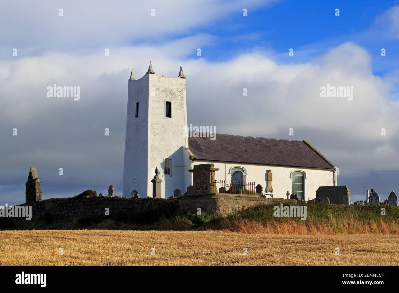 Ballintoy Church, Ballintoy Village, County Antrim, Ulster, Northern ...