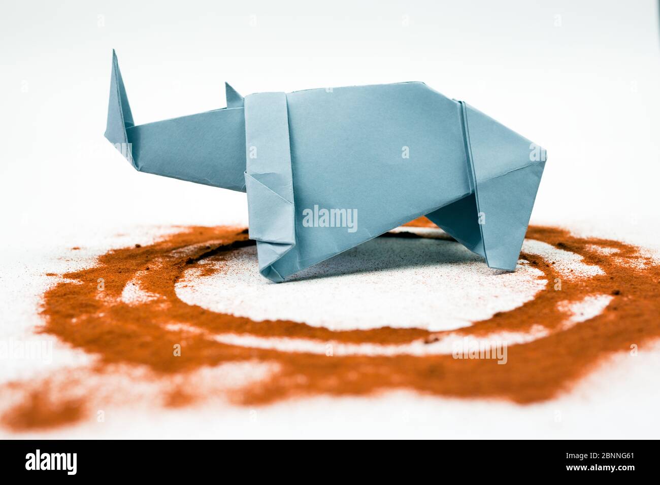 Black rhino vector logo hi-res stock photography and images - Alamy