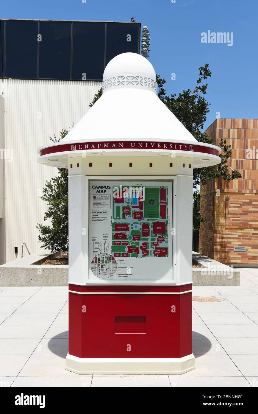 Chapman University Map