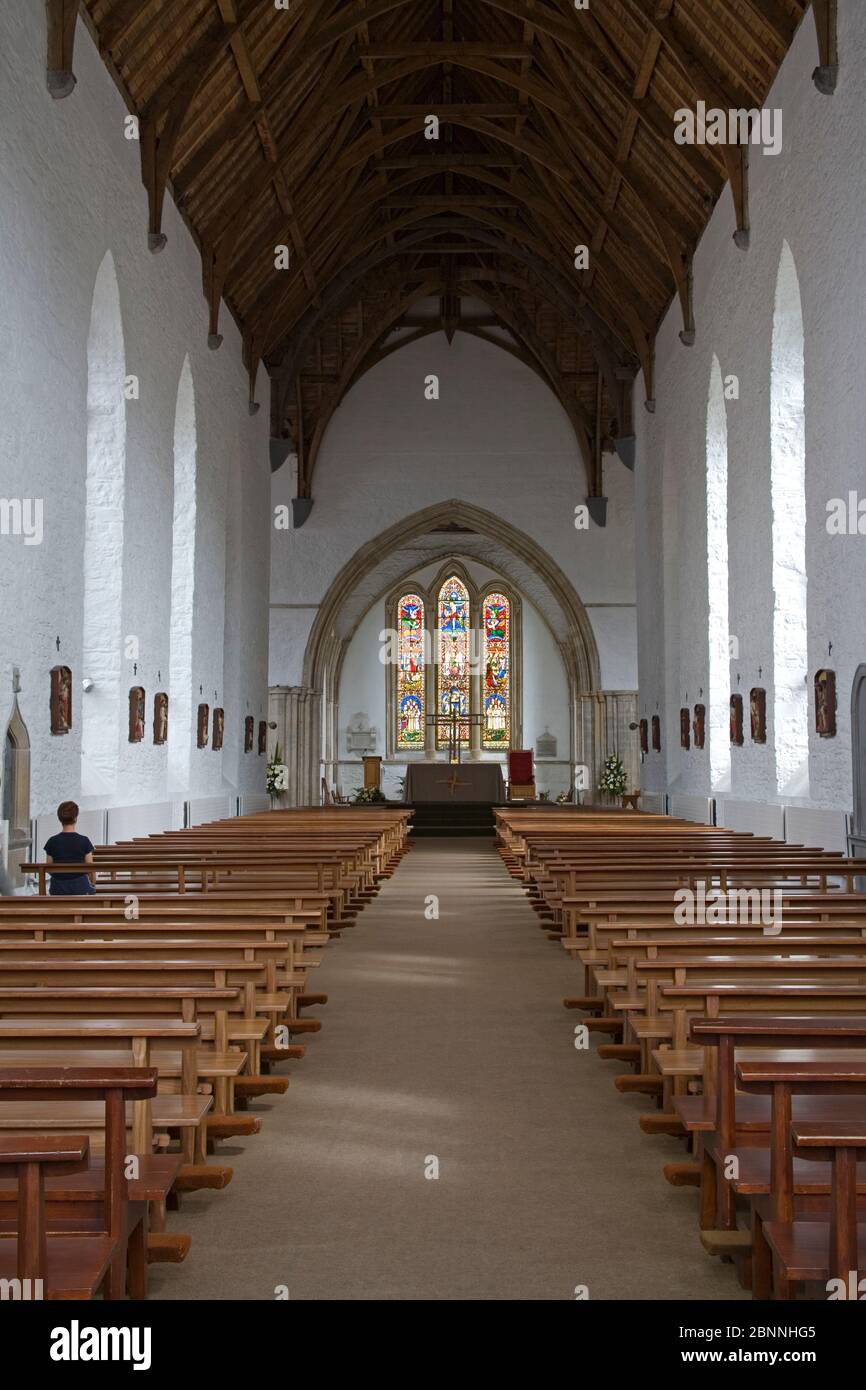 Duiske Abbey, Graignamanagh Town, County Carlow, Ireland Stock Photo ...