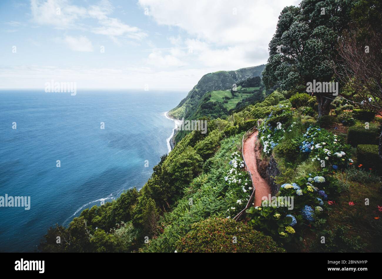 Hiking view azores hi-res stock photography and images - Alamy