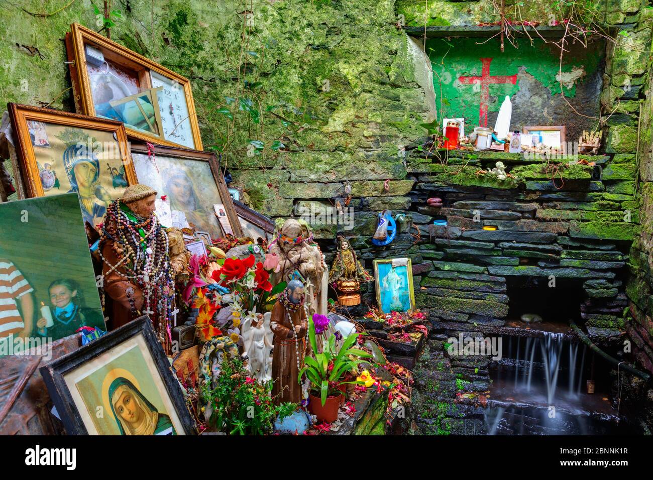 St. Bridget's Well near Liscannor,The Burren,County Clare,Munster ...