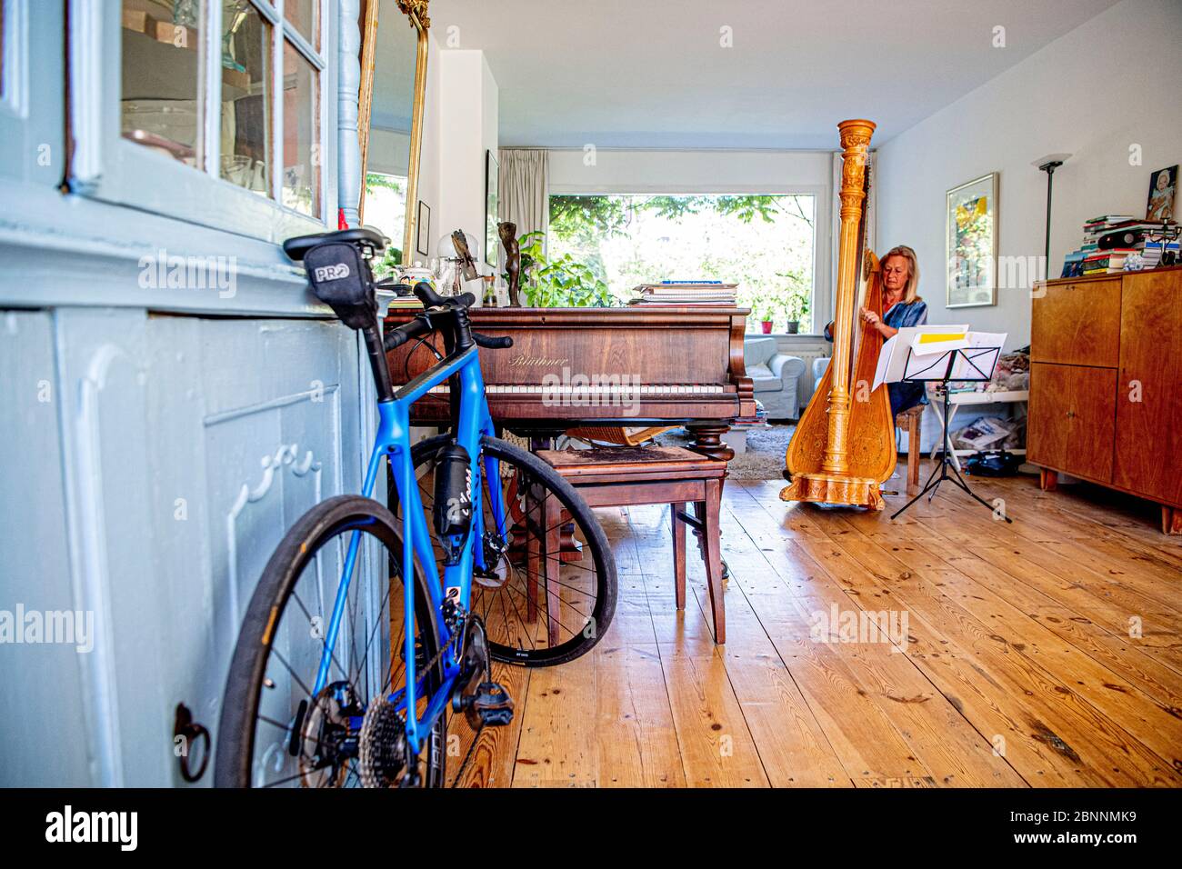 Harpist, Charlotte Sprenkels from the Rotterdam Philharmonic Orchestra ...