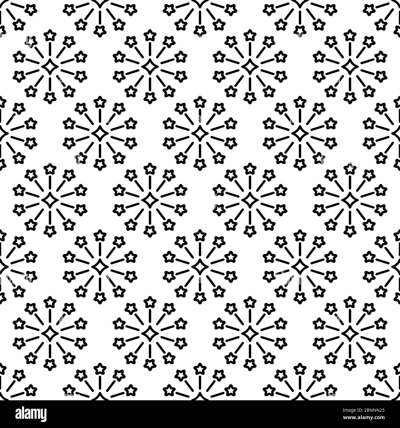 Geometric tiny black star design circle seamless pattern. Fabric ...