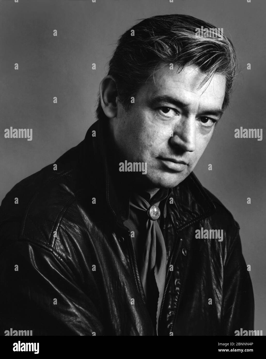 Black and white portrait of musician Chris Spedding Stock Photo - Alamy