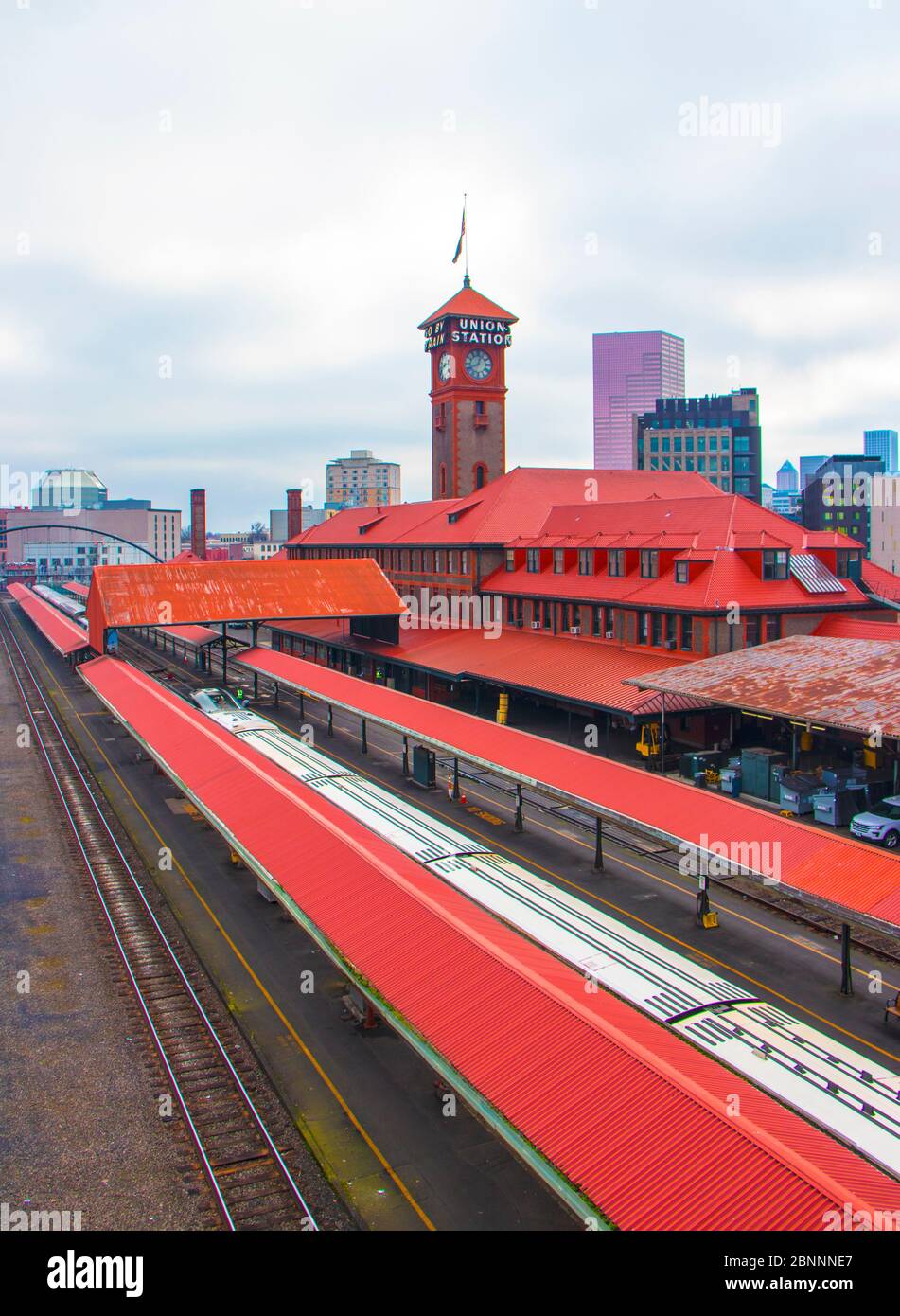Portland train station Stock Photo - Alamy