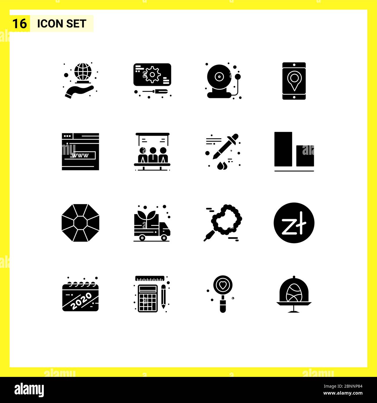 Mobile coverage map Stock Vector Images - Alamy