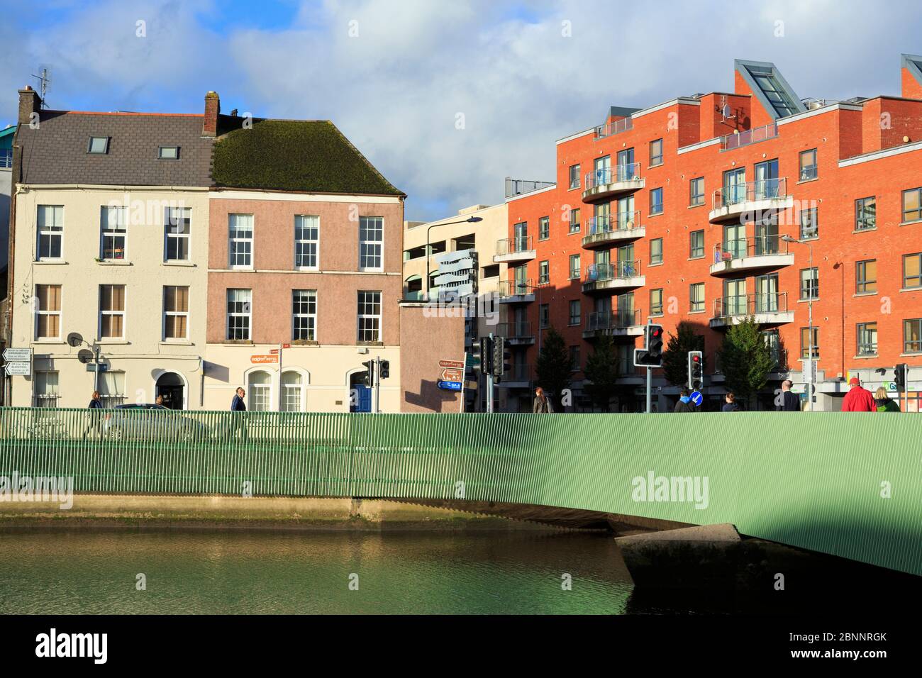 Christy Ring Bridge over the River Lee,Camden Quay,Cork City,County ...