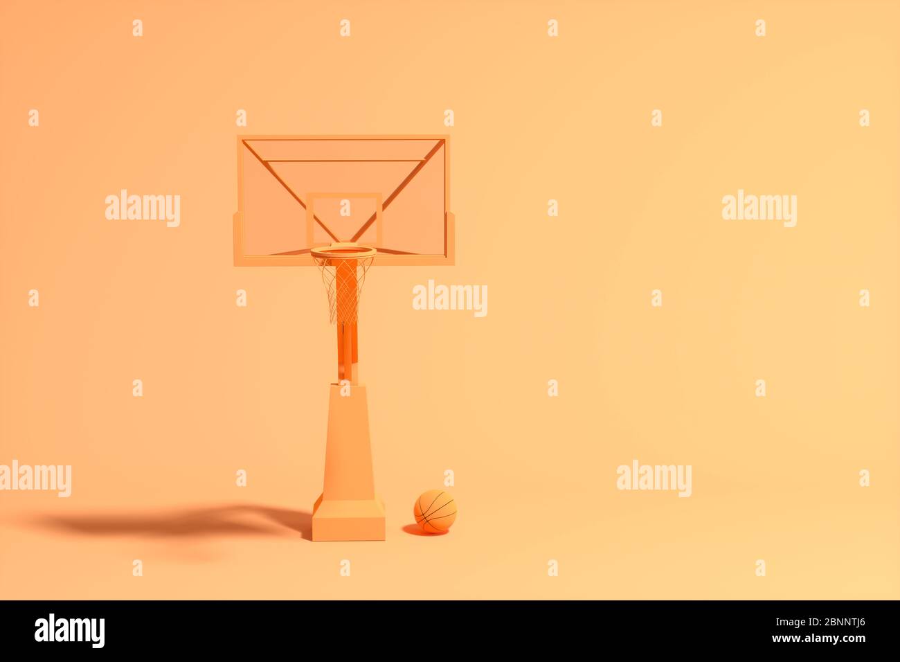 3D model of basketball stands, 3d rendering. Computer digital drawing ...